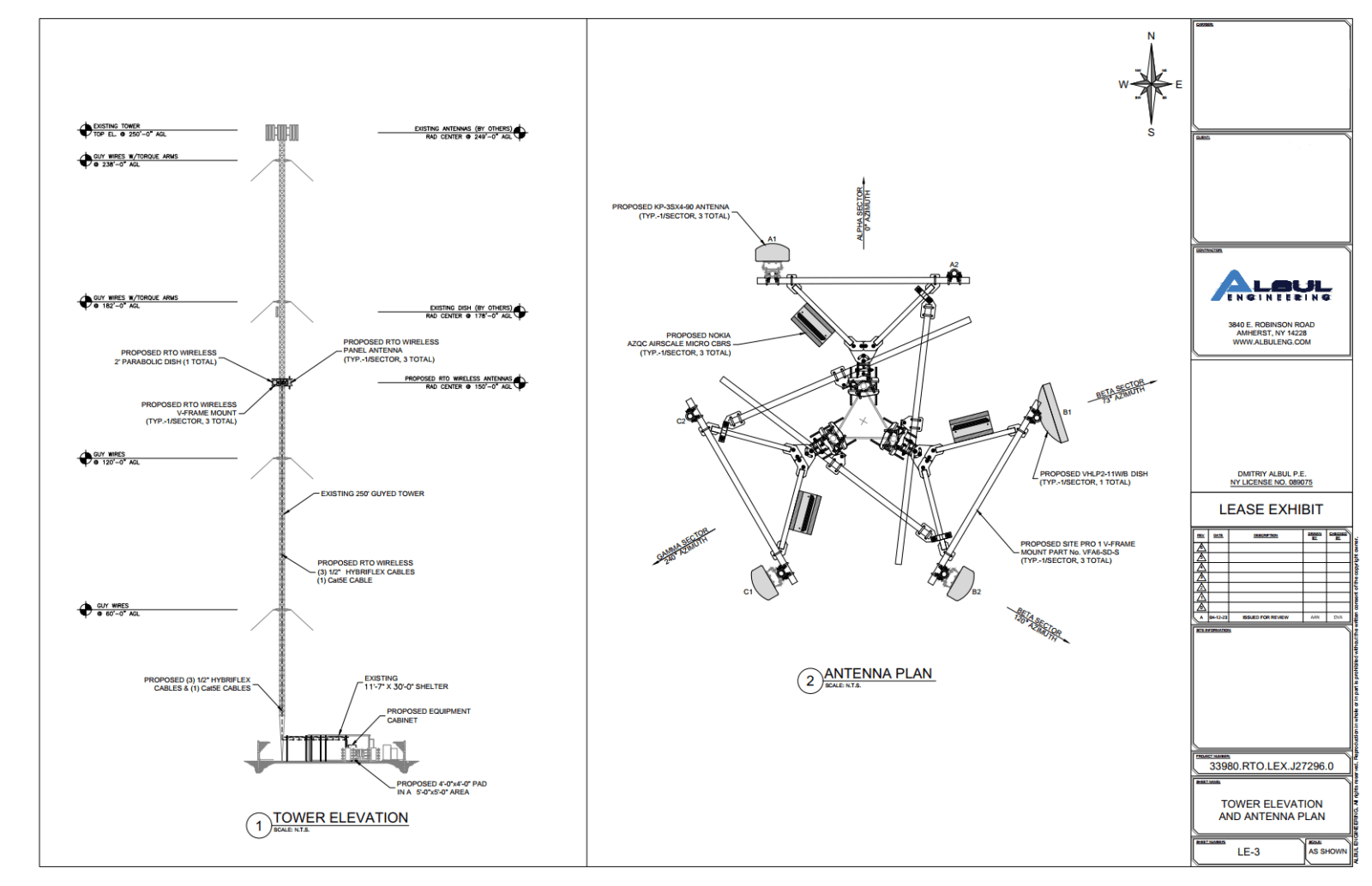 Lease Exhibits - Albuleng